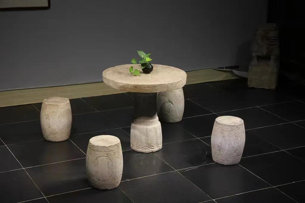"Ancient Courtyard Stone Table Set" - iNEWS