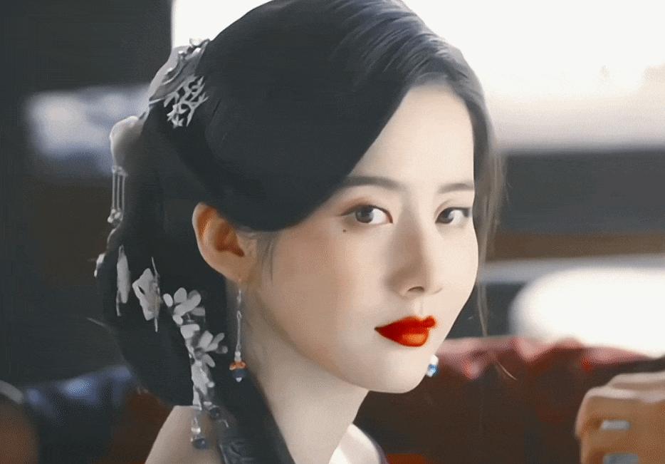 They both play an oiran, Yang Mi charms Liu Shishi and looks cool, Song ...