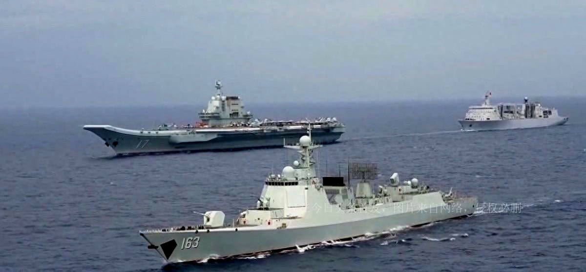 The People's Liberation Army's two heavy-duty missile salvos, combined ...