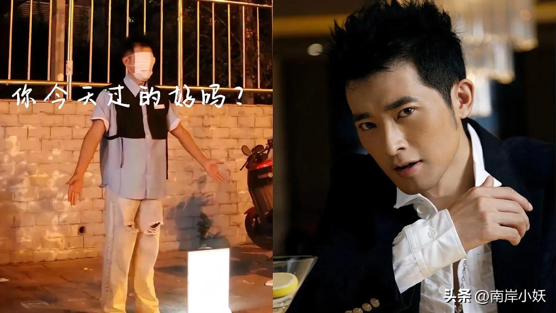Ren Quan's masked live broadcast on the street sparked onlookers - iMedia