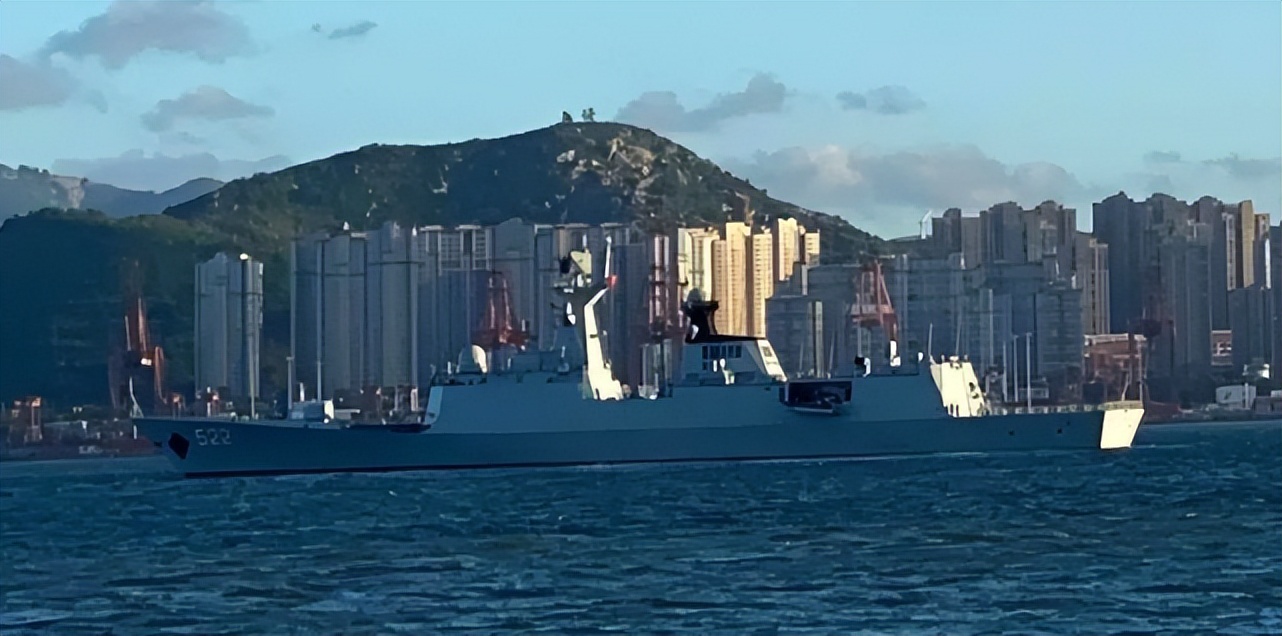 The No. 522 "Ziyang" was included in the frigate detachment, and the ...