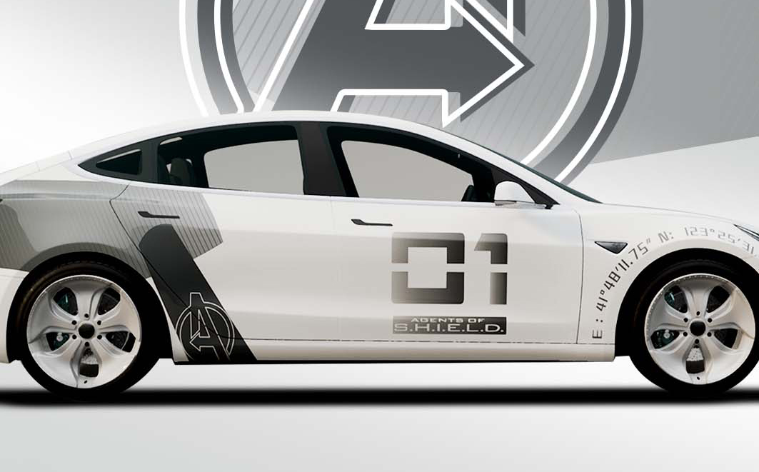 It can be so beautiful! Tesla model3 exclusive minimalist moon surface ...