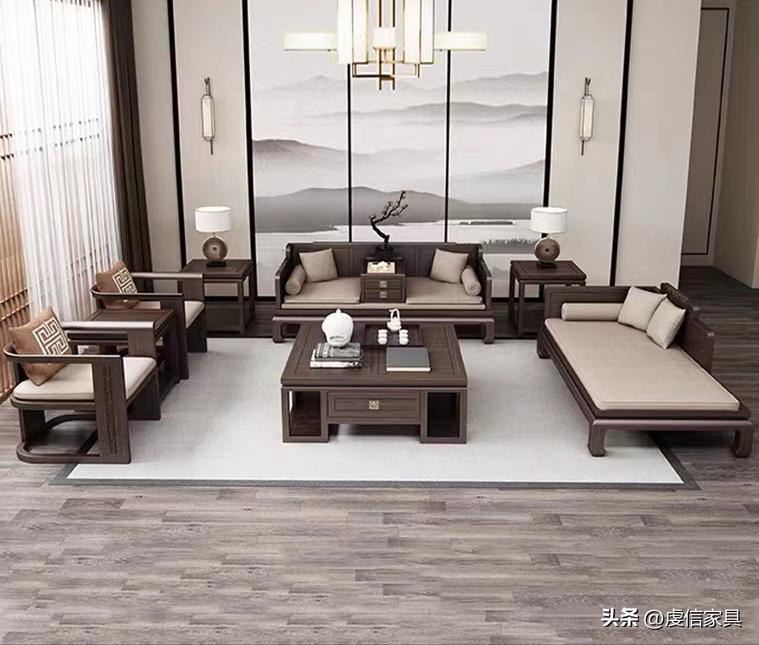 The graceful and elegant new Chinese-style solid wood furniture allows ...