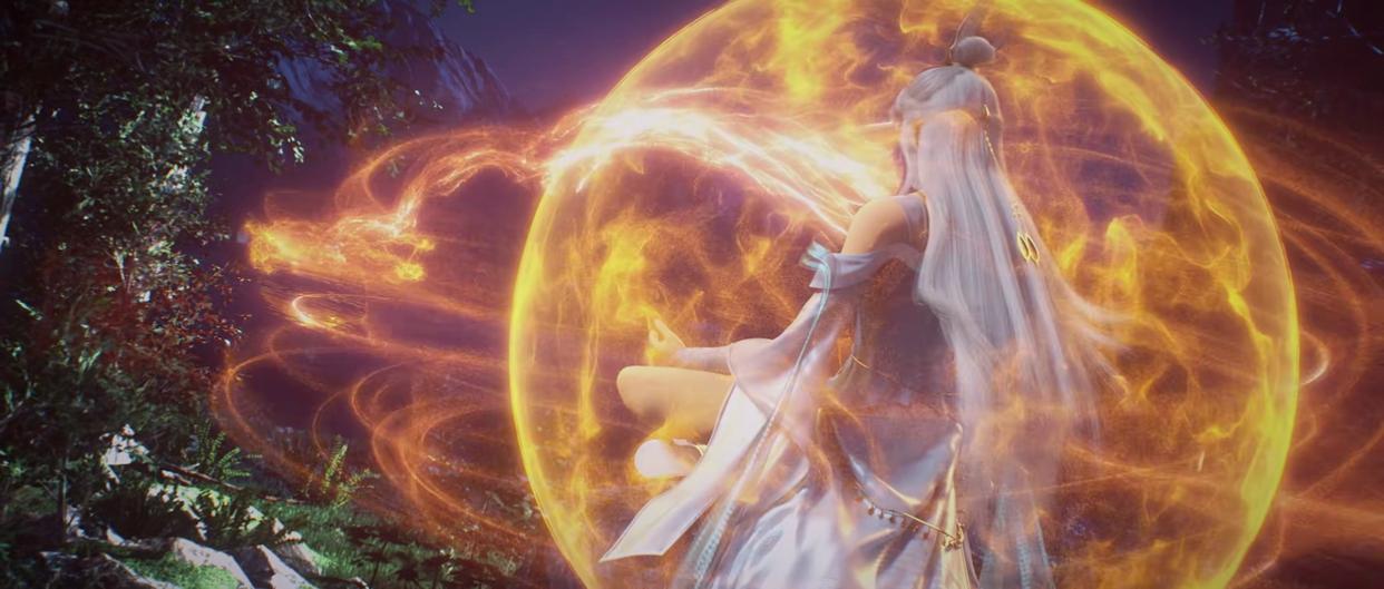 Perfect World: Yuechan's gauze skirt is too transparent and her ...