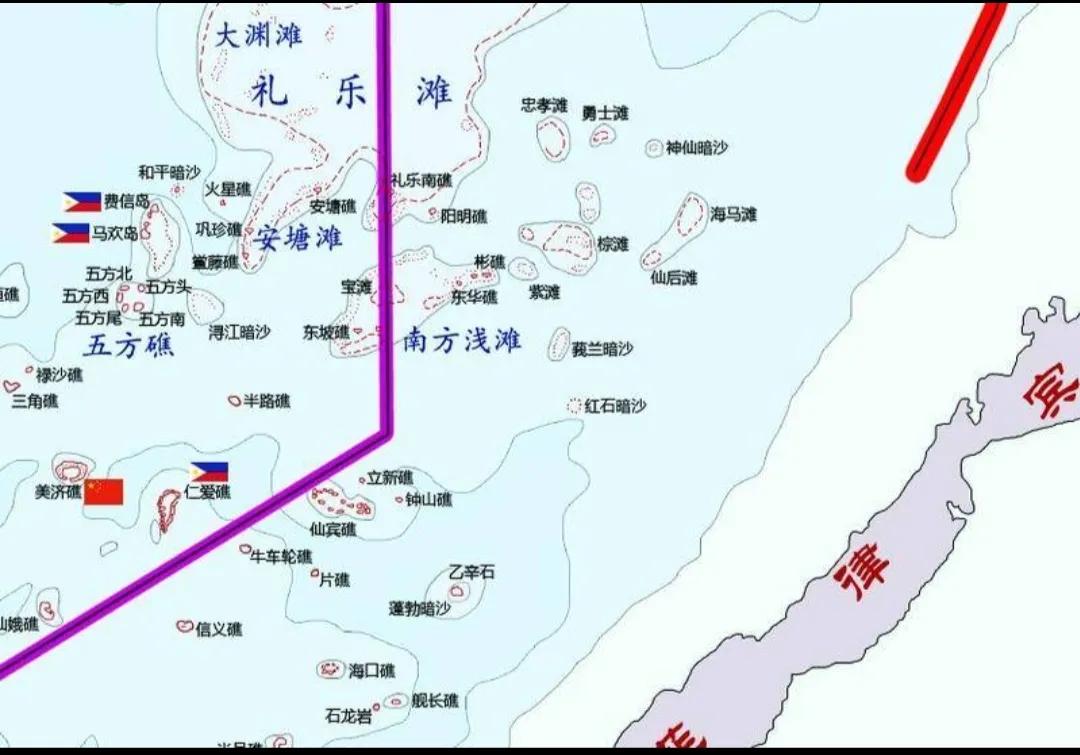 The Ren'ai Reef in the South China Sea has unlimited courage. Can it be ...