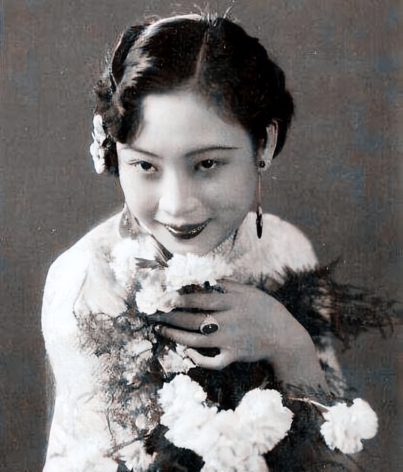 The precious image of Hu Die, the first beauty in the Republic of China ...