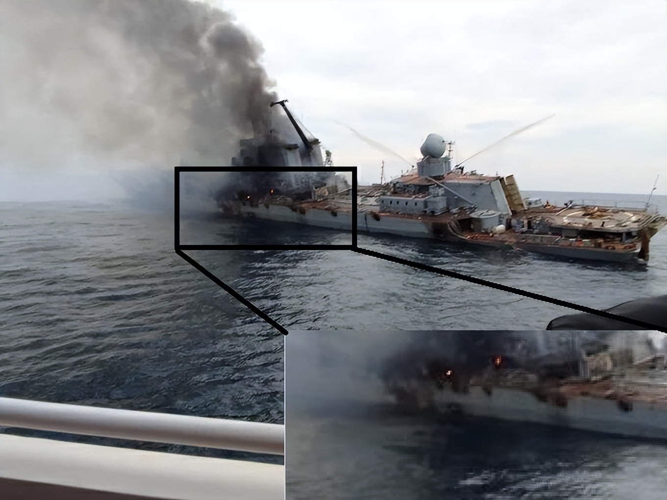 The sinking of the "Moscow" freed the Russian Navy from a heavy burden ...