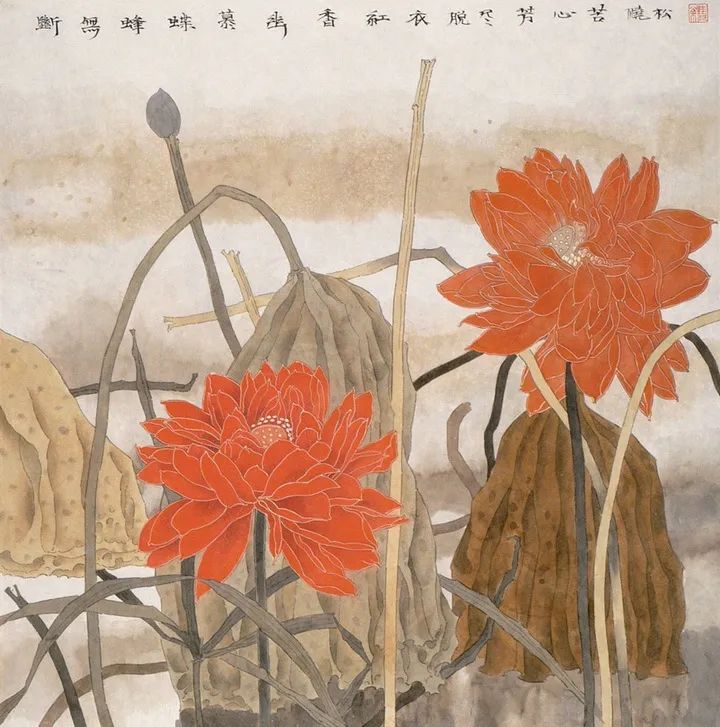 Appreciation of Mo Xiaosong's meticulous flower and bird works, Zhang ...