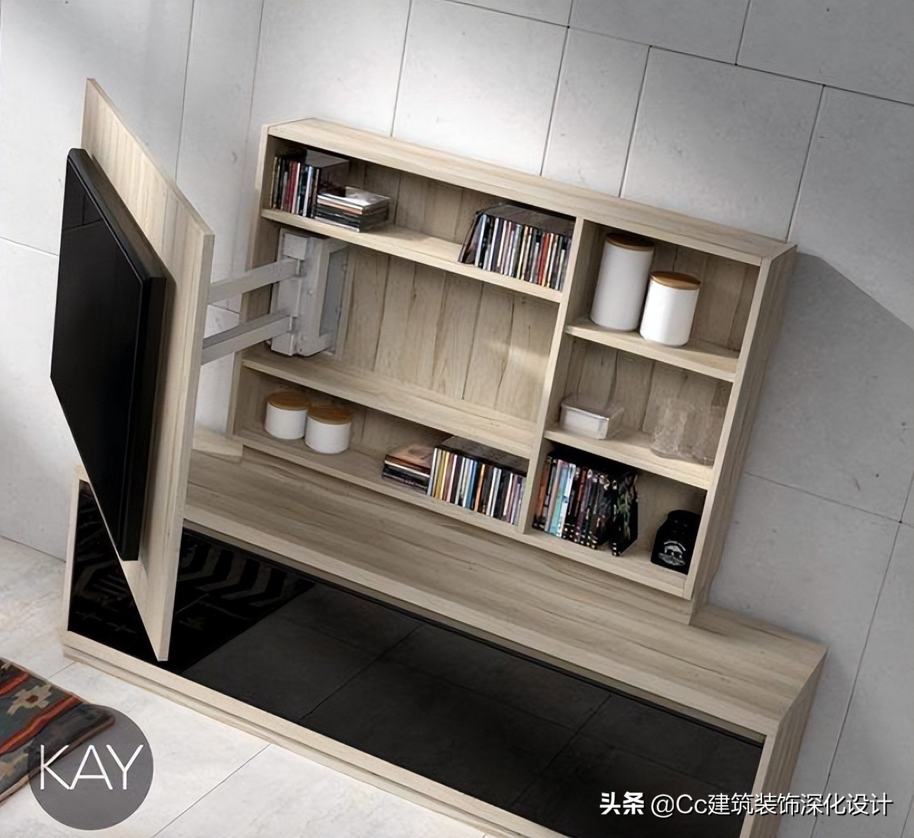 "Rotating TV" Rotating TV shape, how to deepen the design? - iNEWS