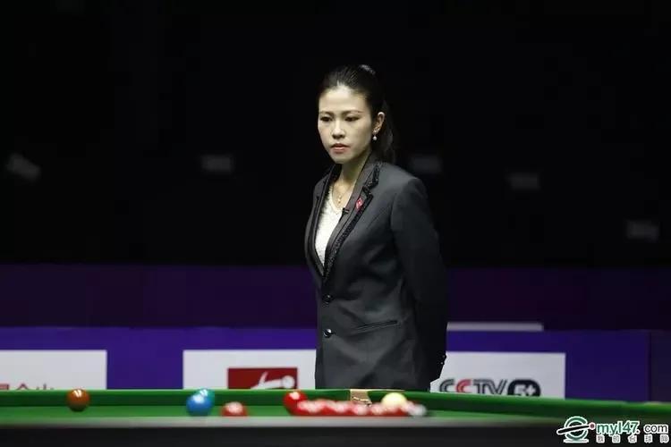 The most beautiful referees in snooker, do you know how many Chinese ...