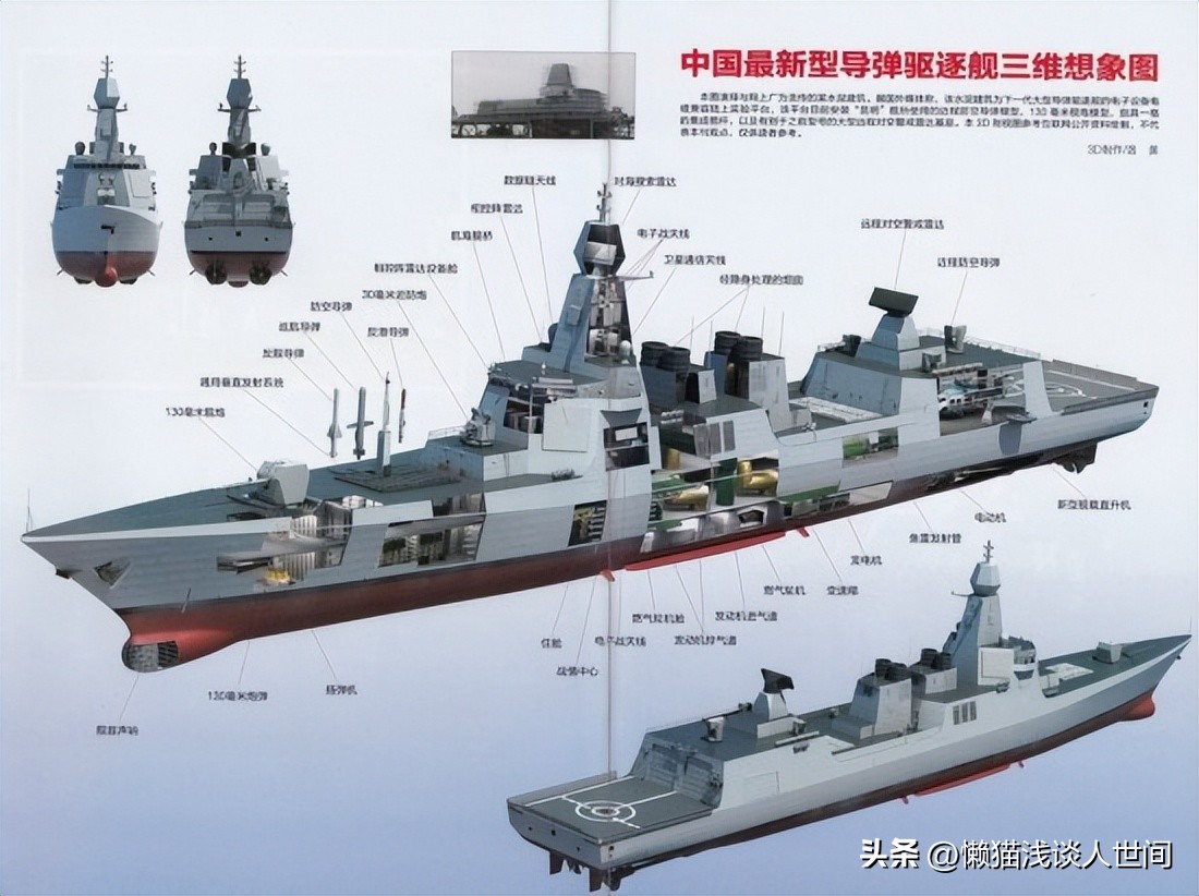 One of the most advanced surface warships in the world: Type 055 ...