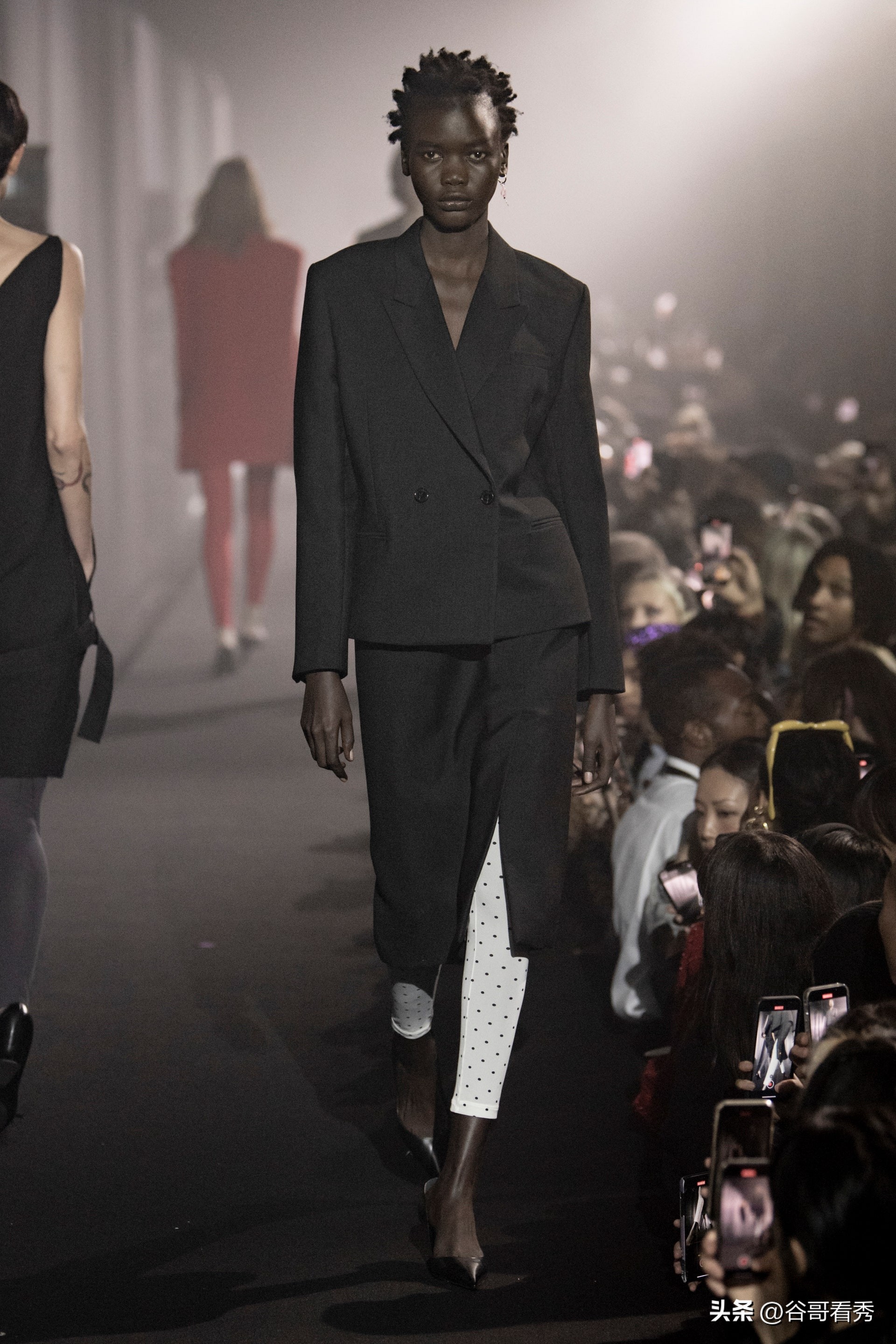 Explosive designer Ralph Simmons at the Spring 2023 ready-to-wear show ...