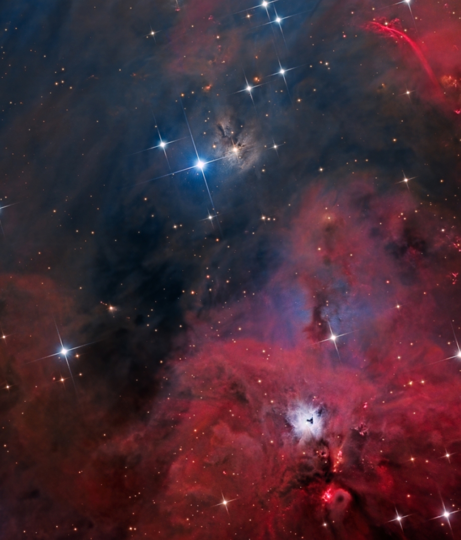 Bright blue reflection nebula NGC 1999 - iNEWS