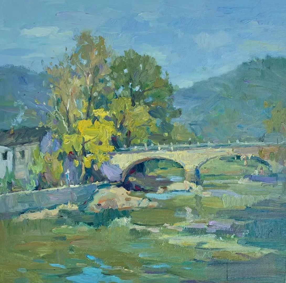 Painter Lin Shengxin's colors, tones, light and shadow are as beautiful ...