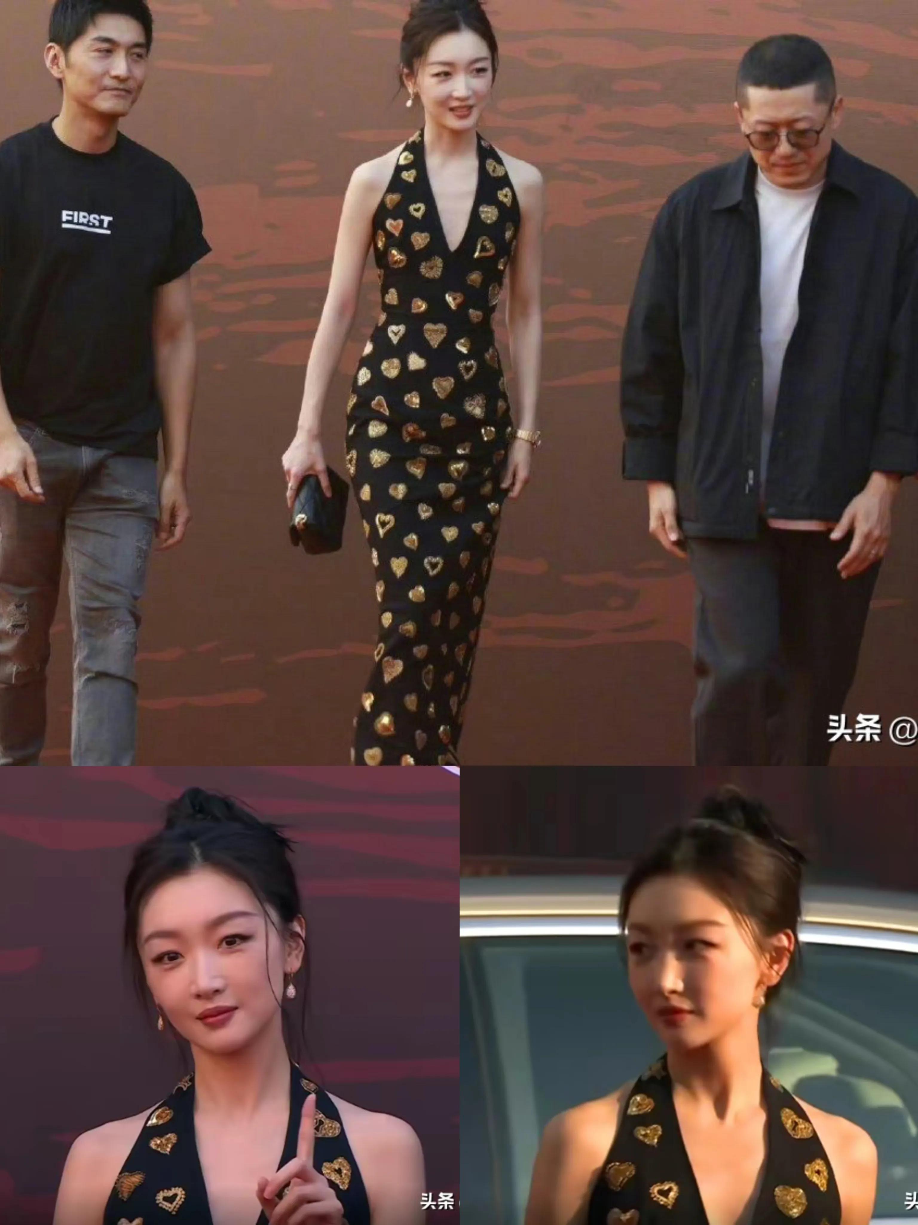 On the same red carpet, Sun Li lost to Ma Yili, Zhou Dongyu Fengshen, and Zhang Songwen cited ...