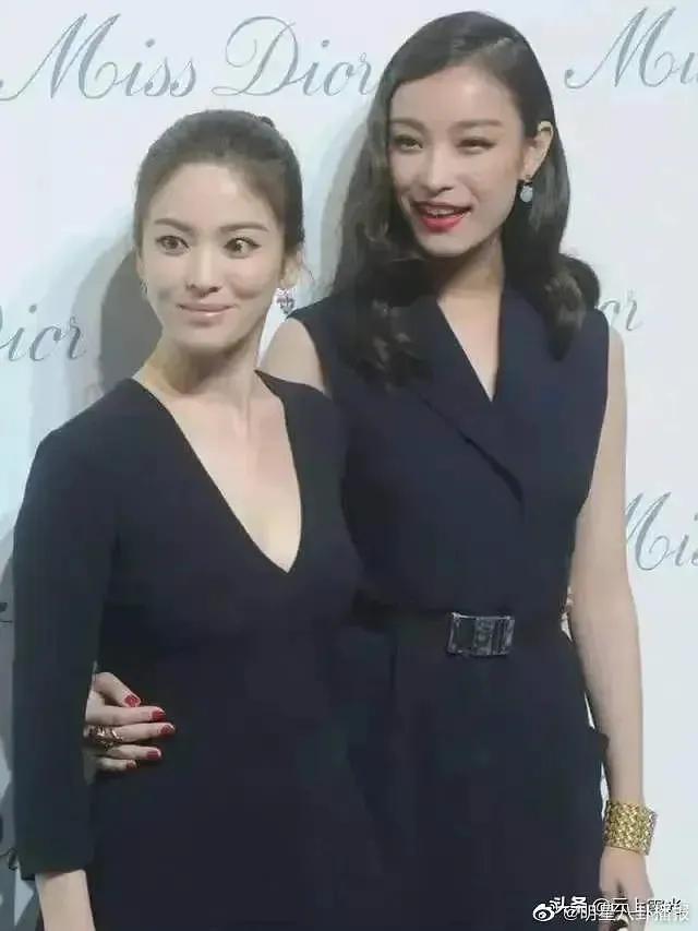 Chinese and Korean stars took a group photo in the same frame, Jun Ji ...