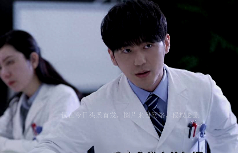 Staring and shaking his head throughout, the male lead in "Thank You ...