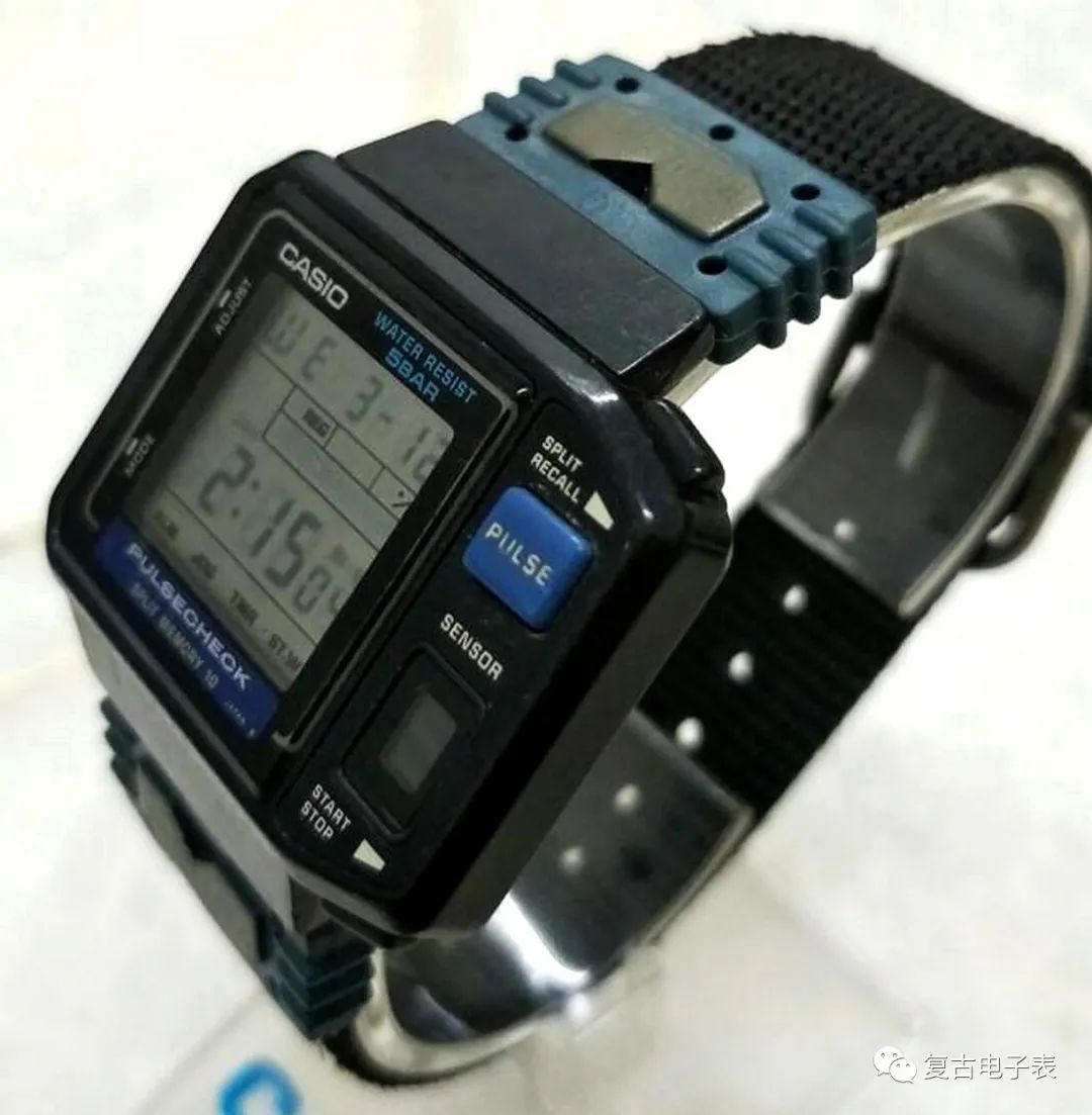 Casio's first pulse sensor watch in the 1980s - casio jp100 - iNEWS
