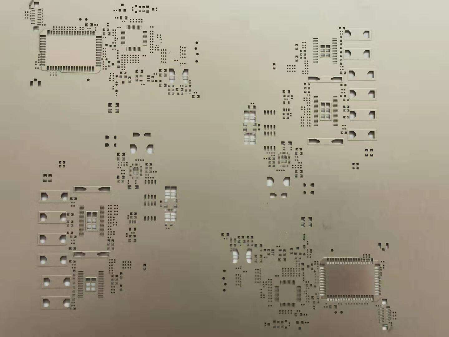 Correspondence table of drawing dimensions of via pads and patch pads ...