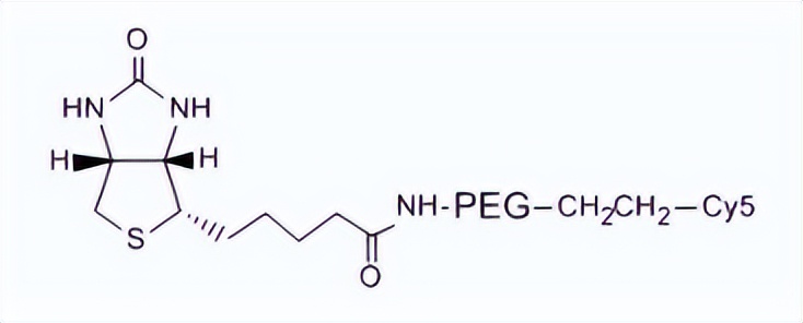 Cy5-PEG-Biotin is a linear heterobifunctional near-infrared fluorescent PEG derivative. - iMedia