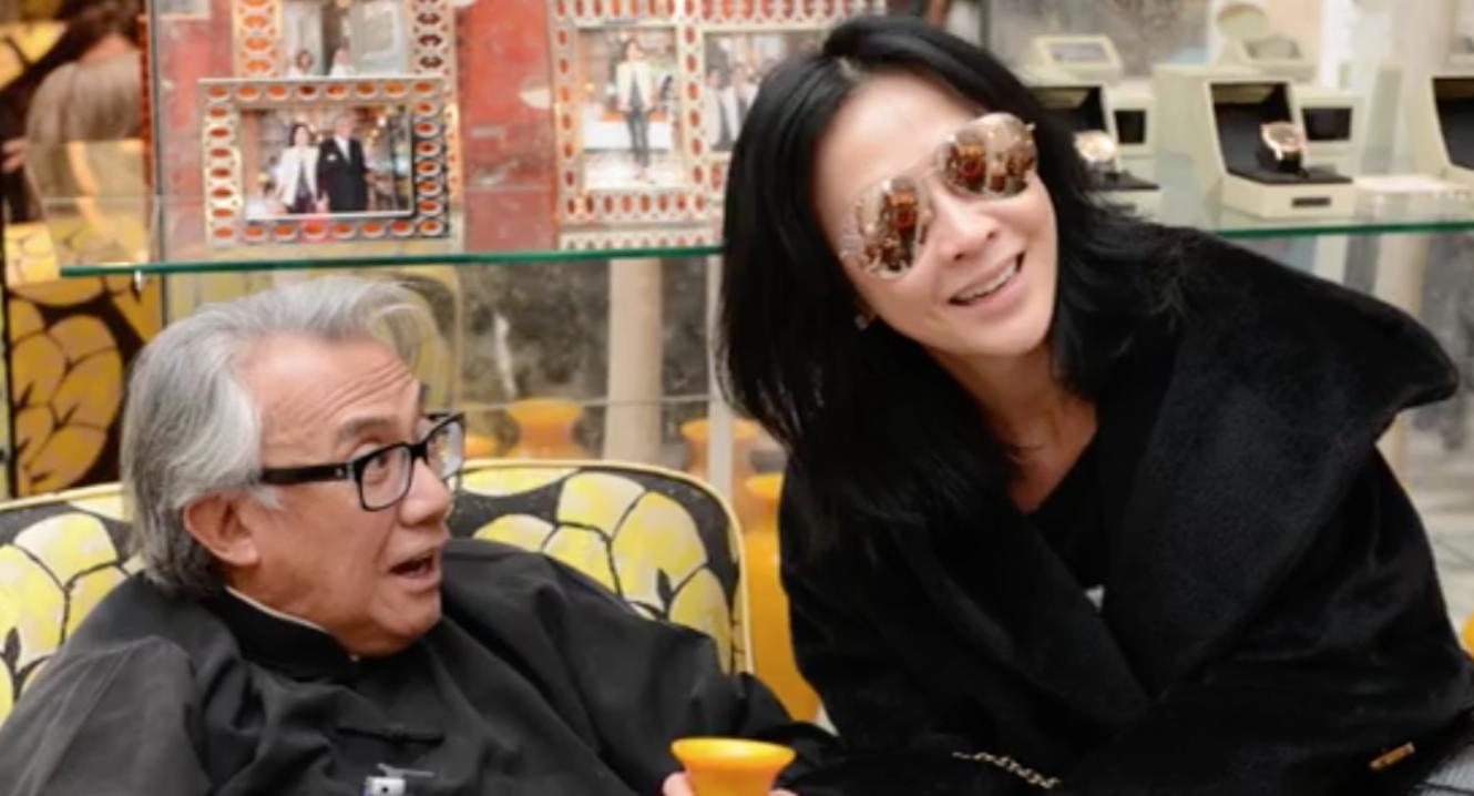 Carina Lau and Deng Yongqiang's family reunion, Zhang Shuyi's silver hair shows, the two are ...
