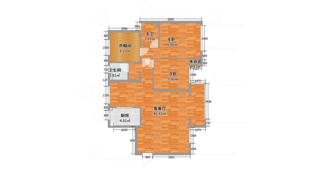 Sino-Singapore International City 105 square meters modern minimalist ...