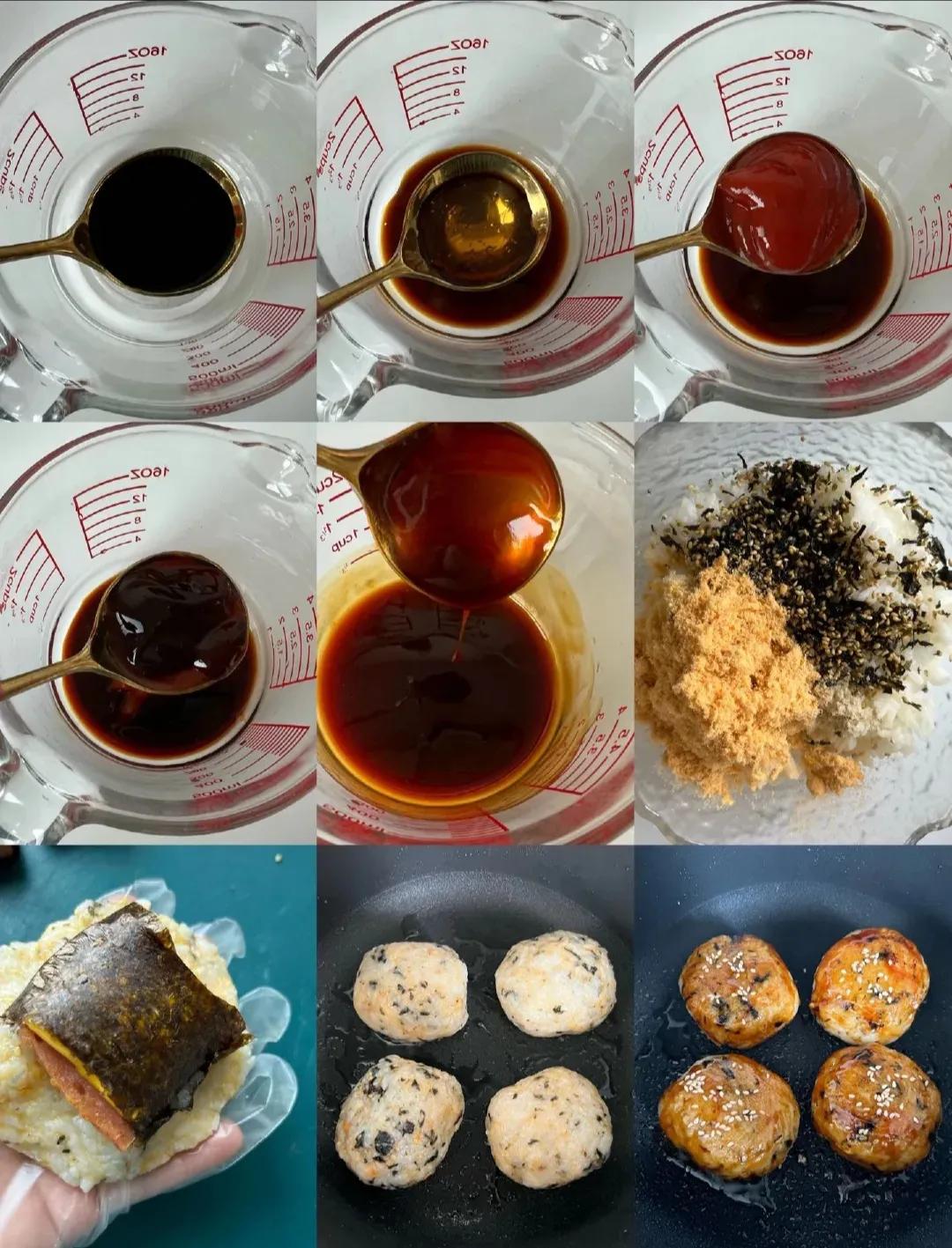 The latest practice of teriyaki cheese luncheon meat rice balls - iNEWS