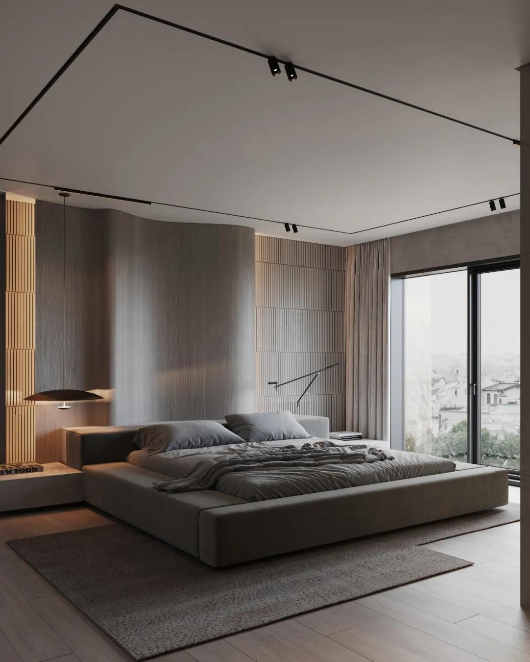370㎡ large flat floor design, gray luxury - iNEWS