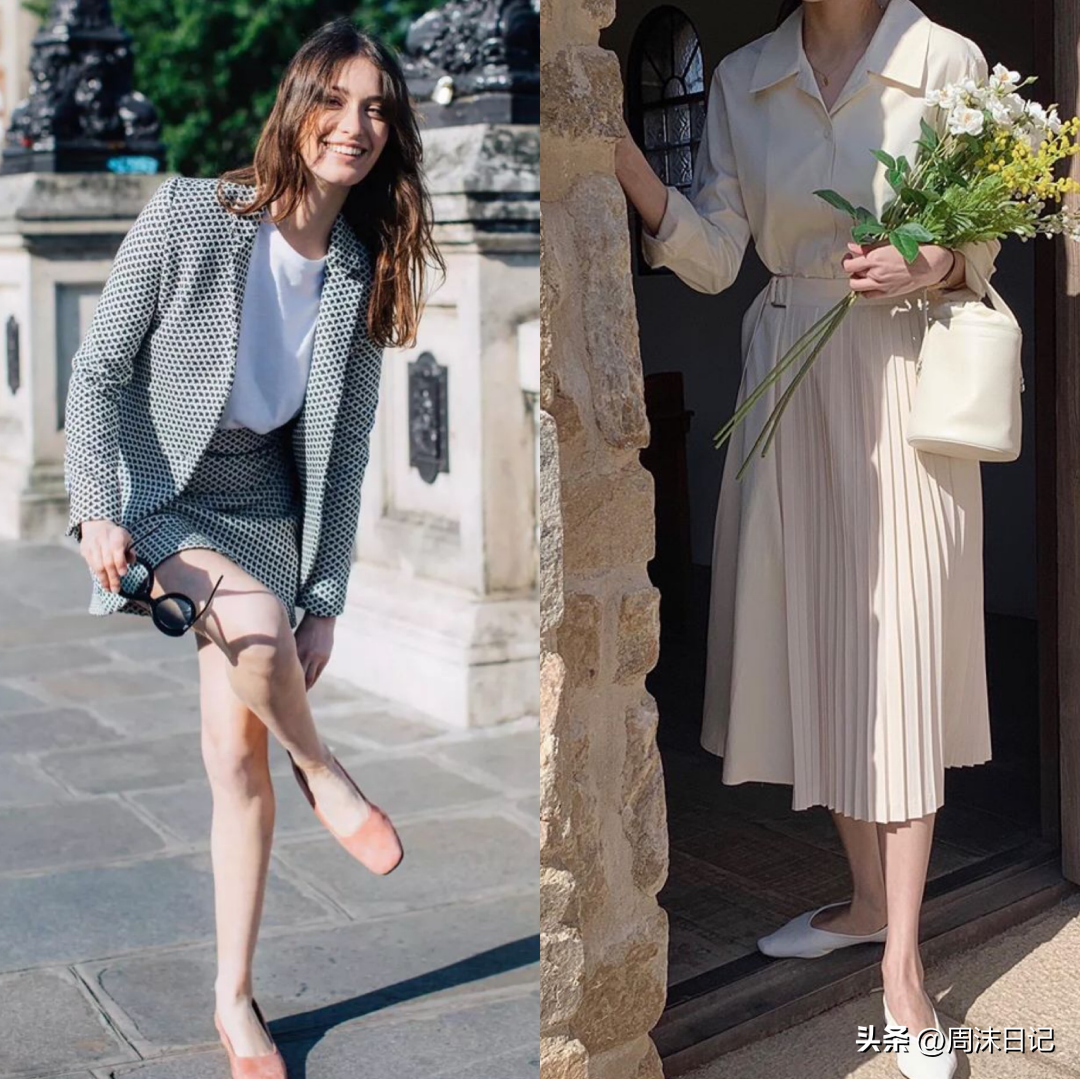 These early autumn egg roll shoes are full of femininity at a glance ...