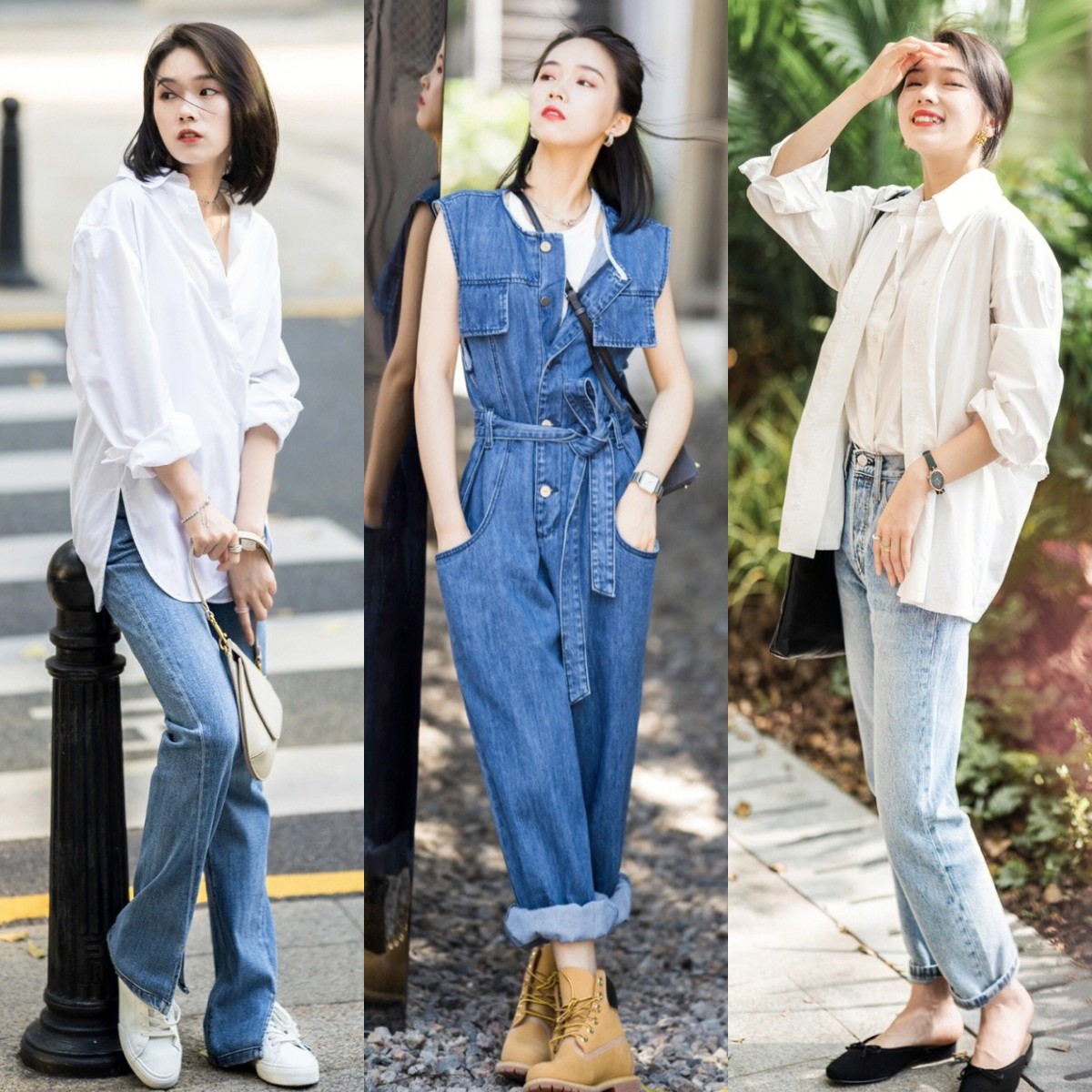 This year, there is a popular way to wear it, called: short top + high ...