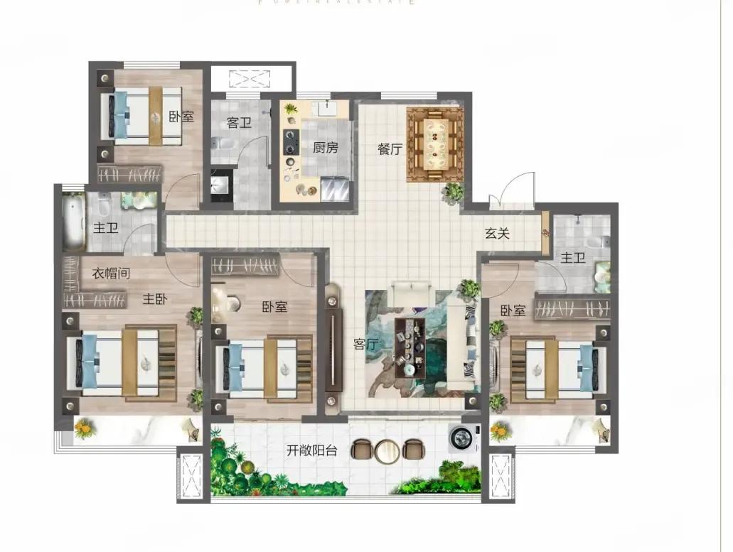 This is a chic 146-square-meter apartment with a strong sense of design ...