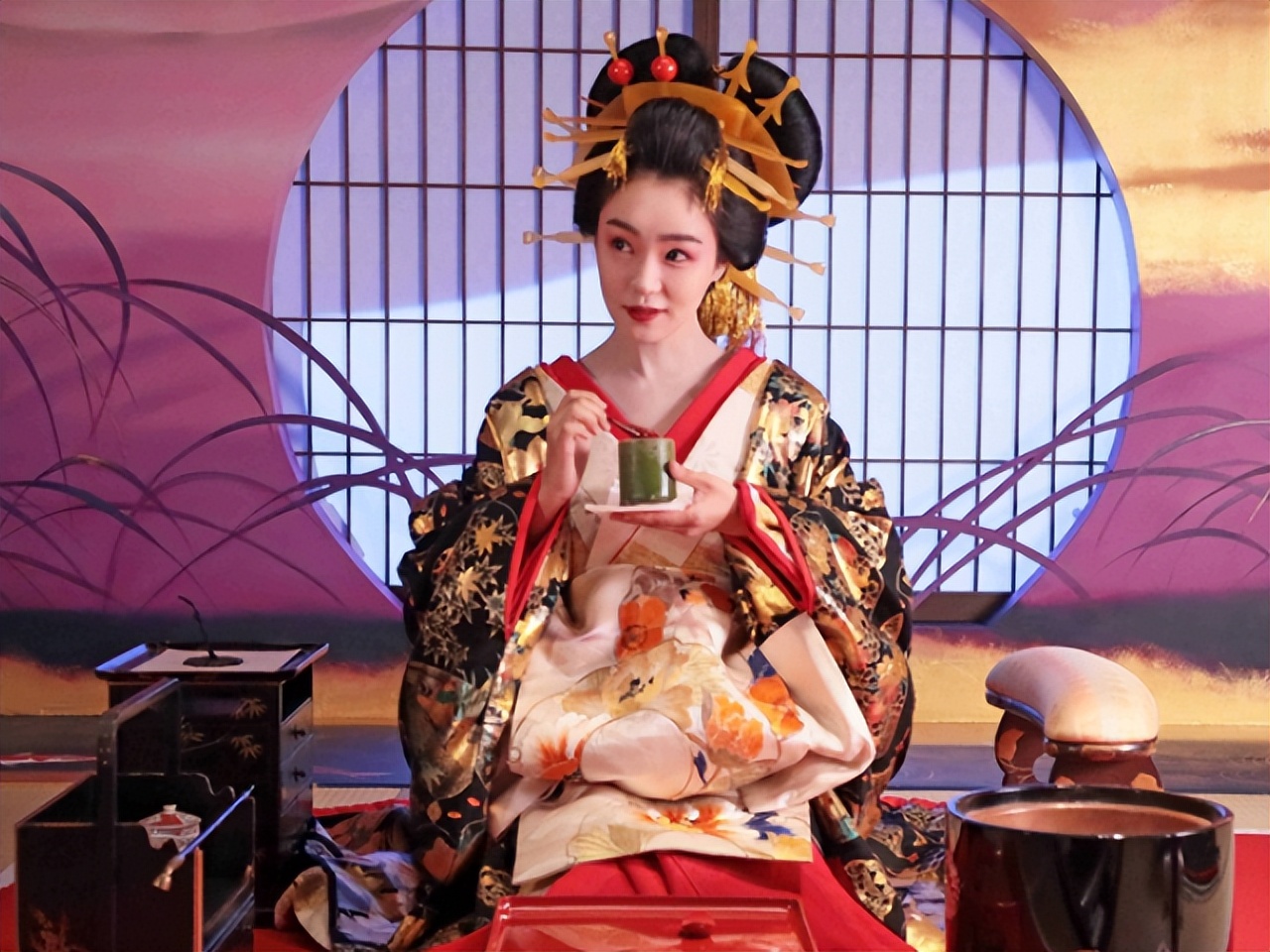 Japanese oiran culture, the status is very noble, you can choose guests ...