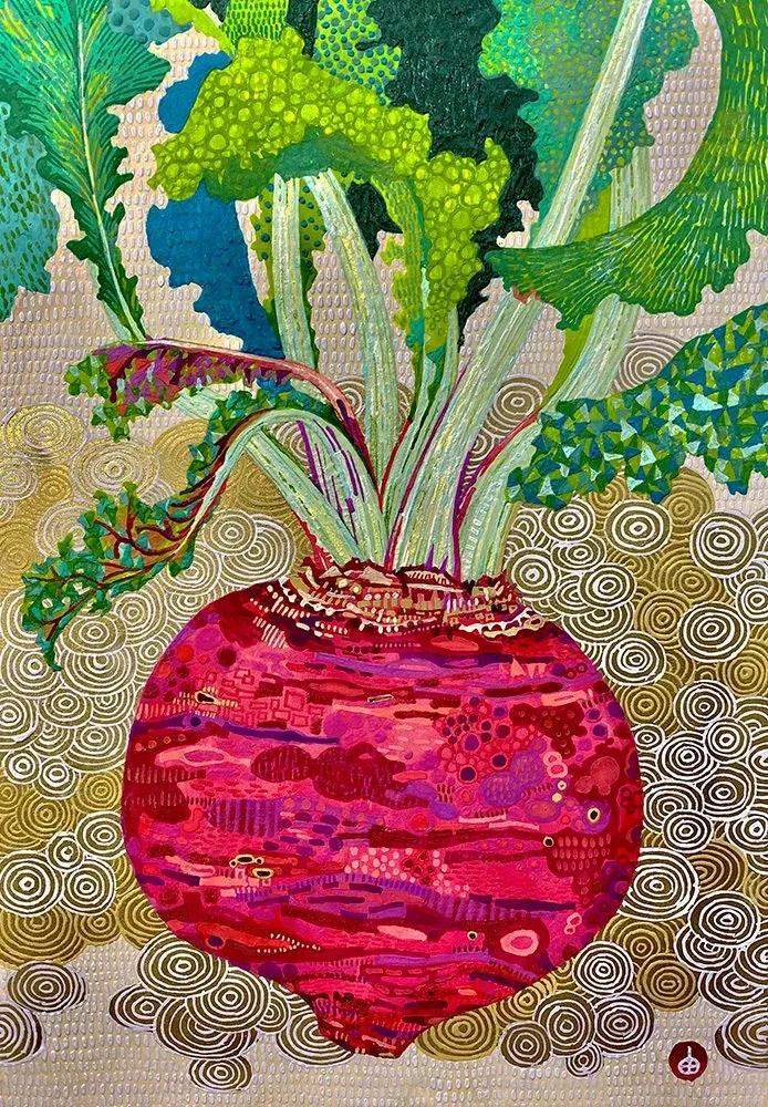 Fruit and vegetable works by Japanese painter Yuko Kurihara - iMedia