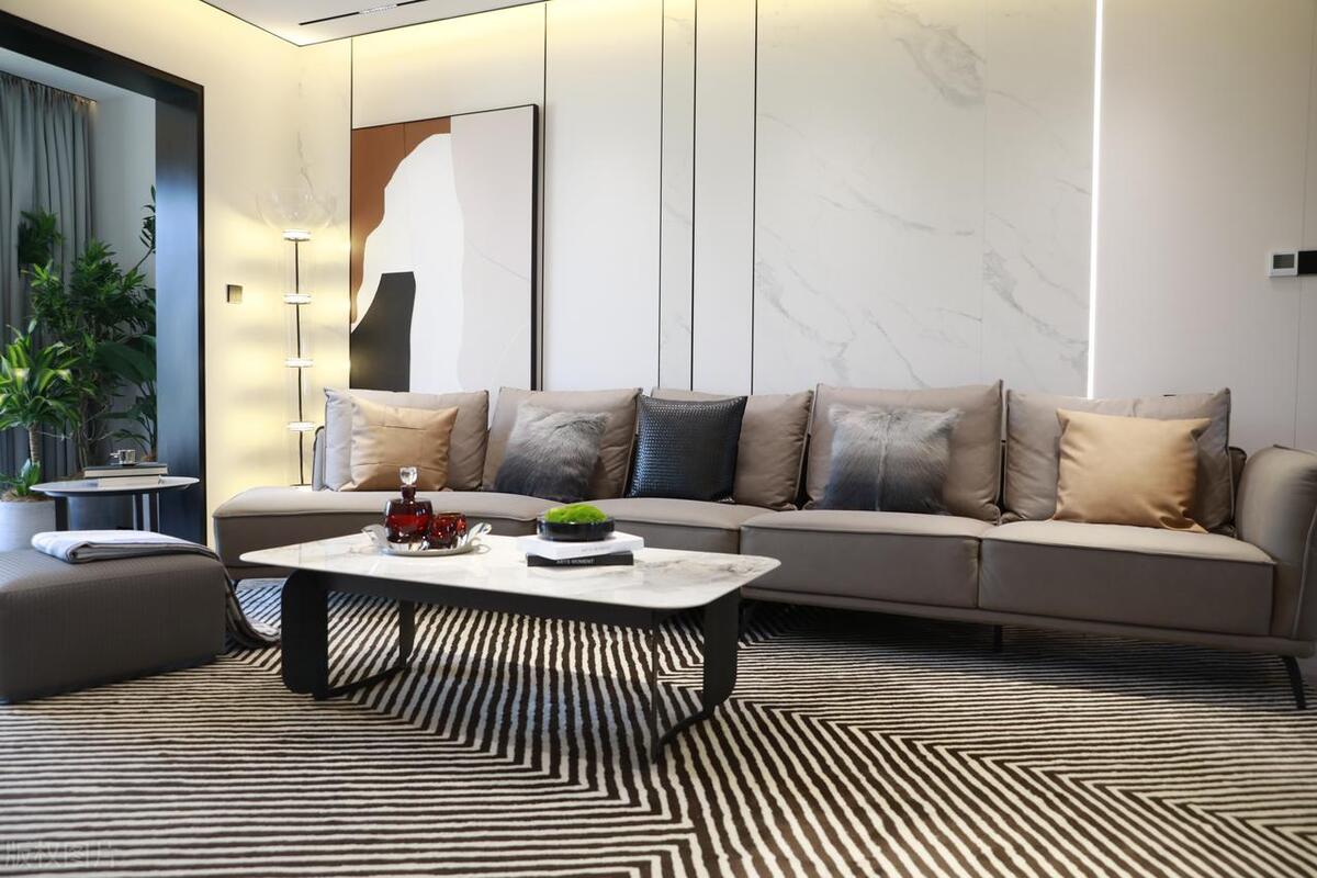 How big is the 4-meter wall TV cabinet suitable (decoration ...