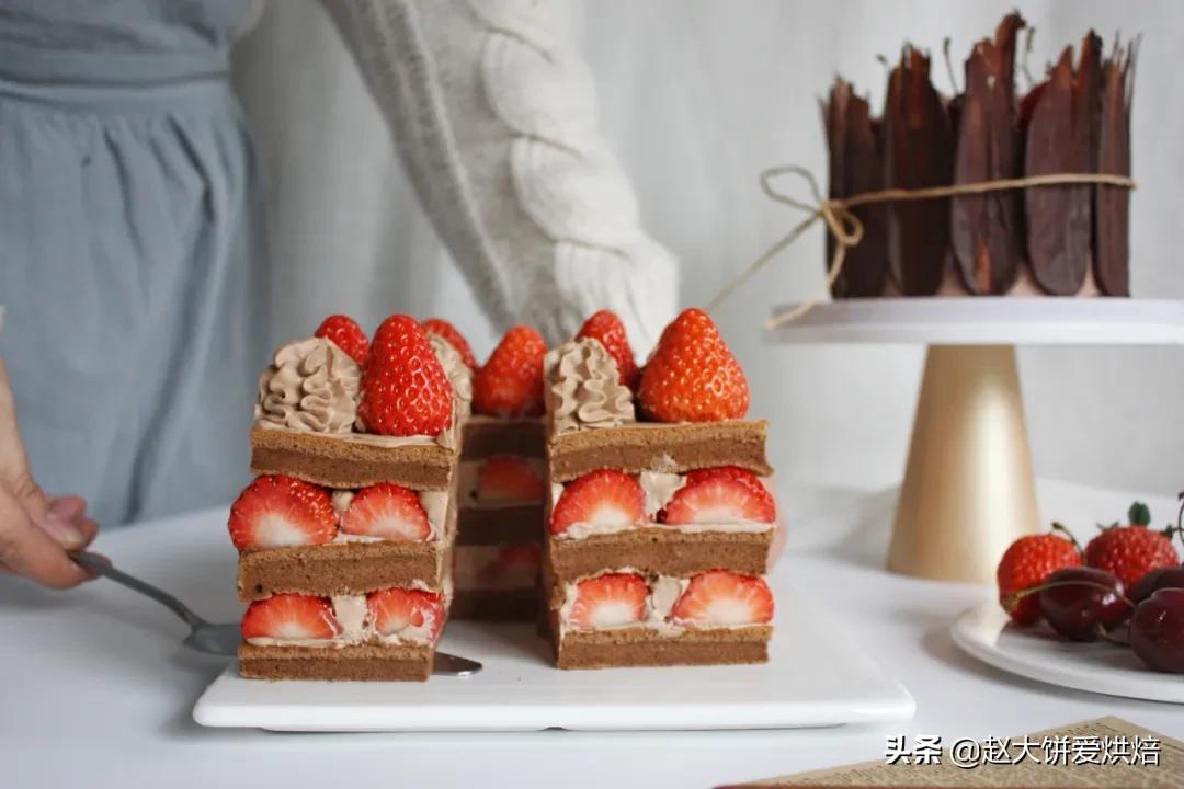 Valentine's Day cake, no need to test the plastering skills, easy to ...