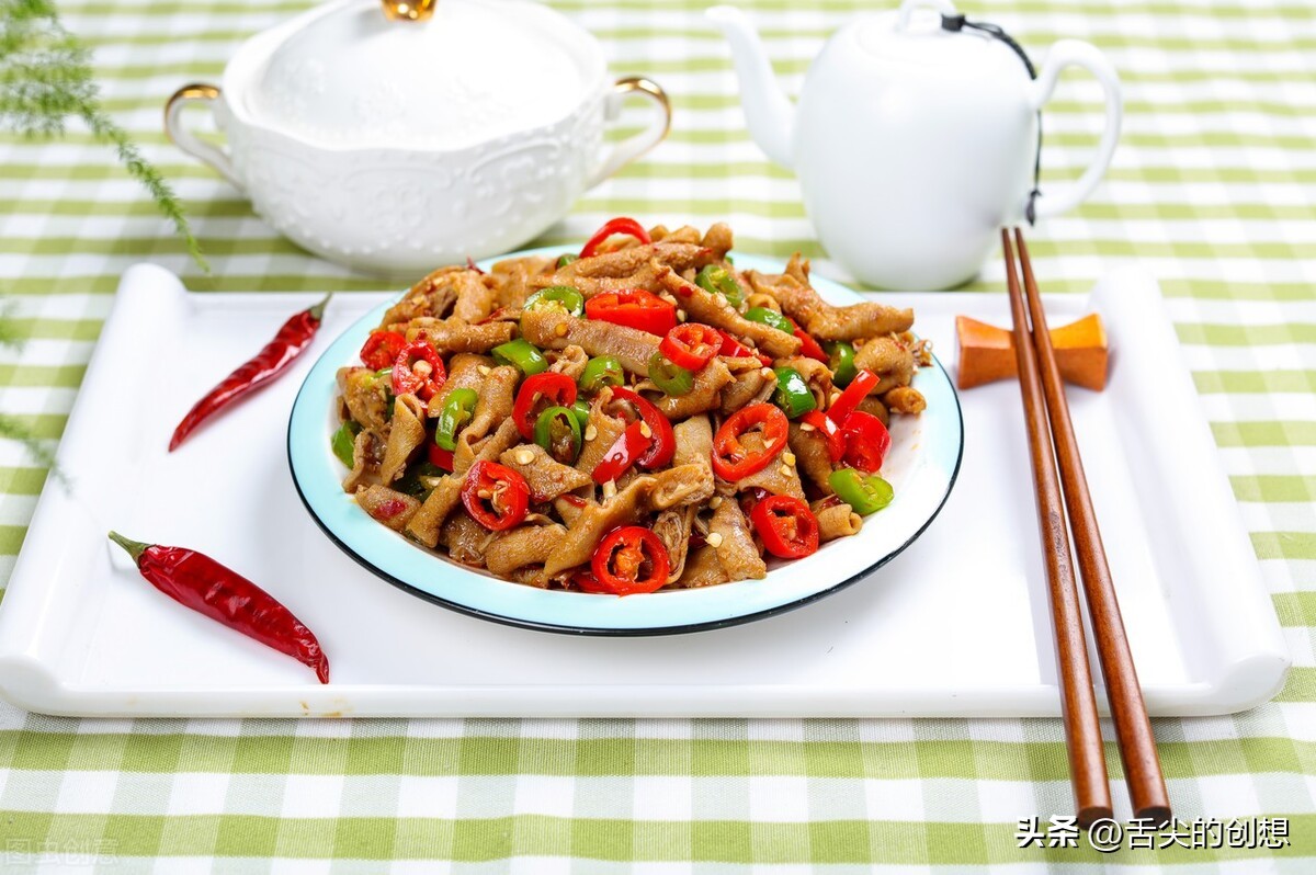 Five kinds of duck intestine delicacies, small ingredients are also ...