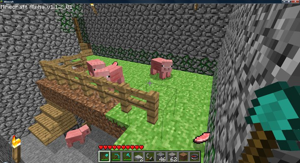 Minecraft: Surviving the "Pig Spawning Cage"?Give you the coordinates ...