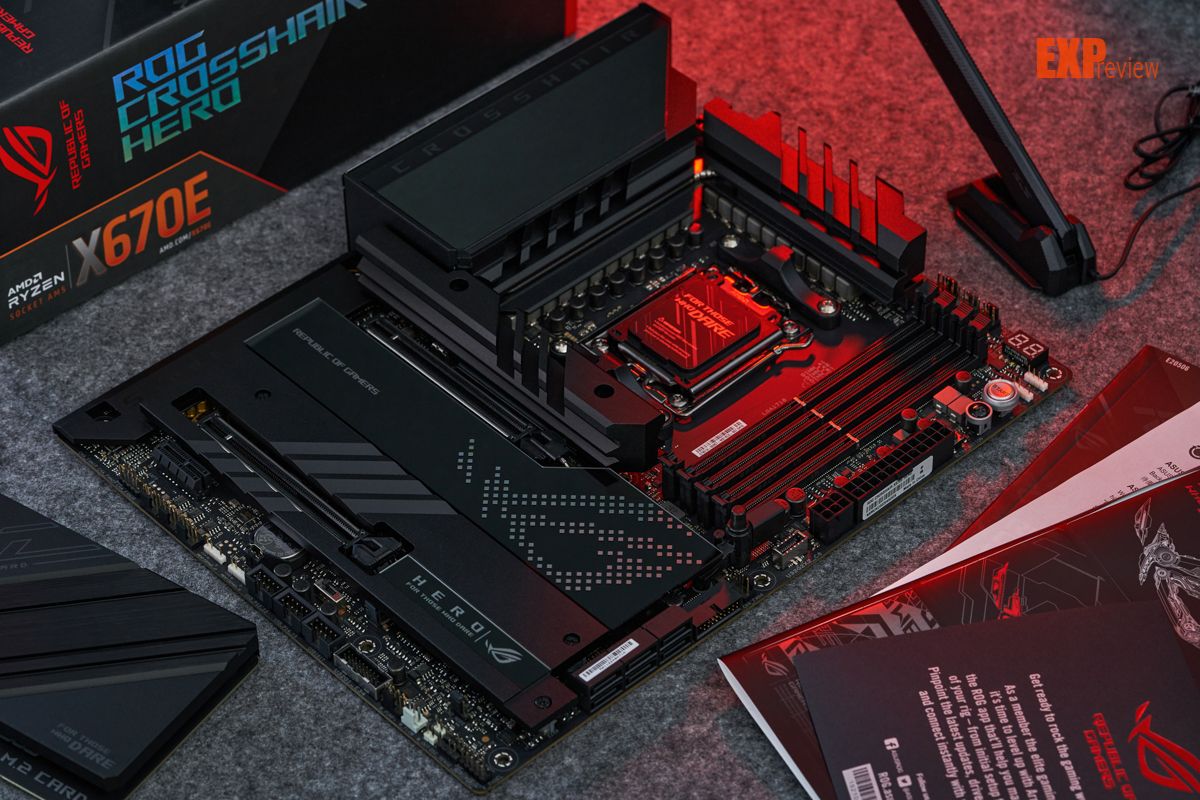 ROG CROSSHAIR X670E HERO motherboard review: the choice of Ryzen 7000 ...