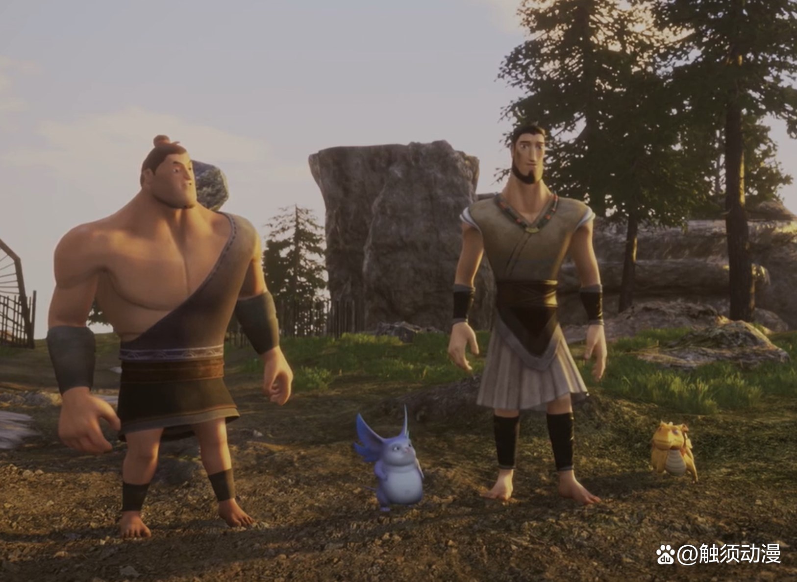 CCTV's 4K animation "Da Yu Controls the Water", to save the people, Da ...