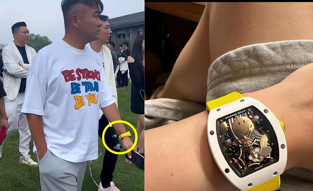 Wang Sicong went shopping with two beauties, and the watch worth 23 ...