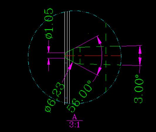 How does CAD do a partial enlarged view? - iNEWS