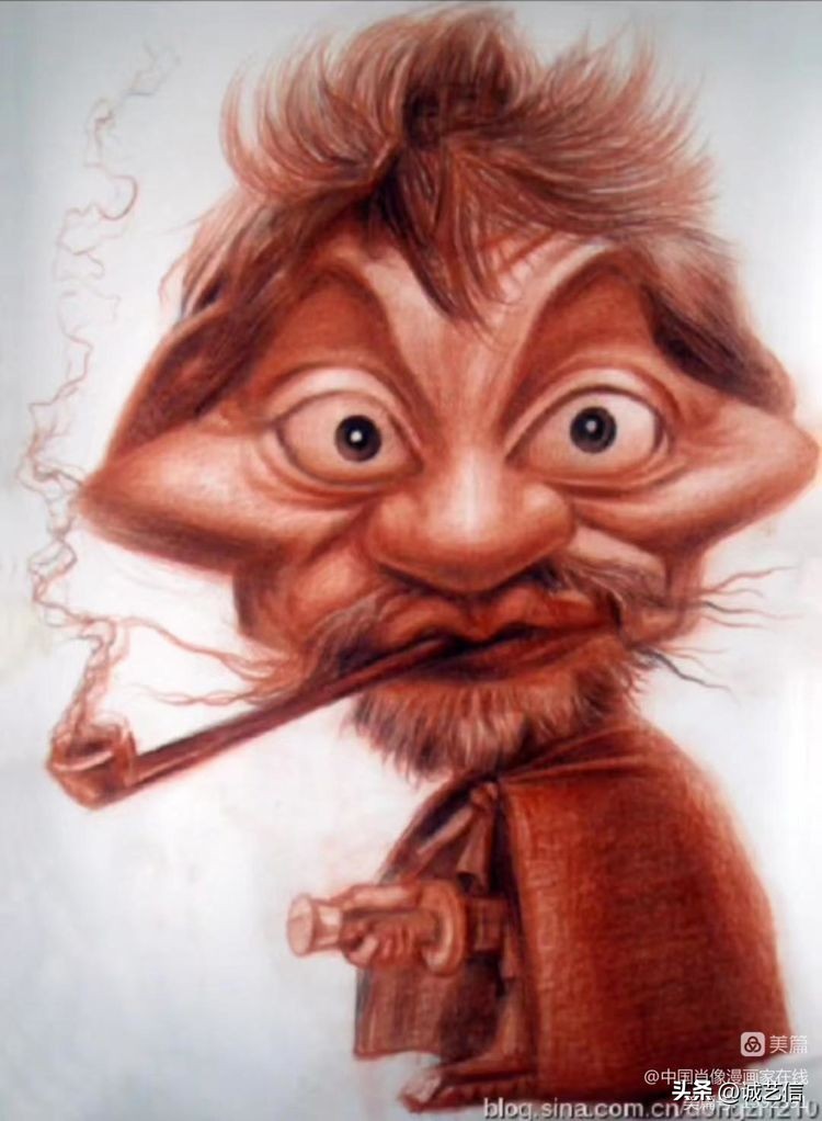 movie director Tsui Hark portrait cartoon - iNEWS