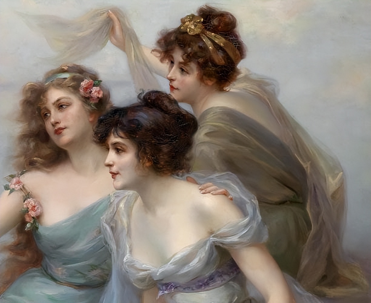 What kind of painting techniques are used in Peter Paul Rubens' work "The Three Graces"? - iNEWS