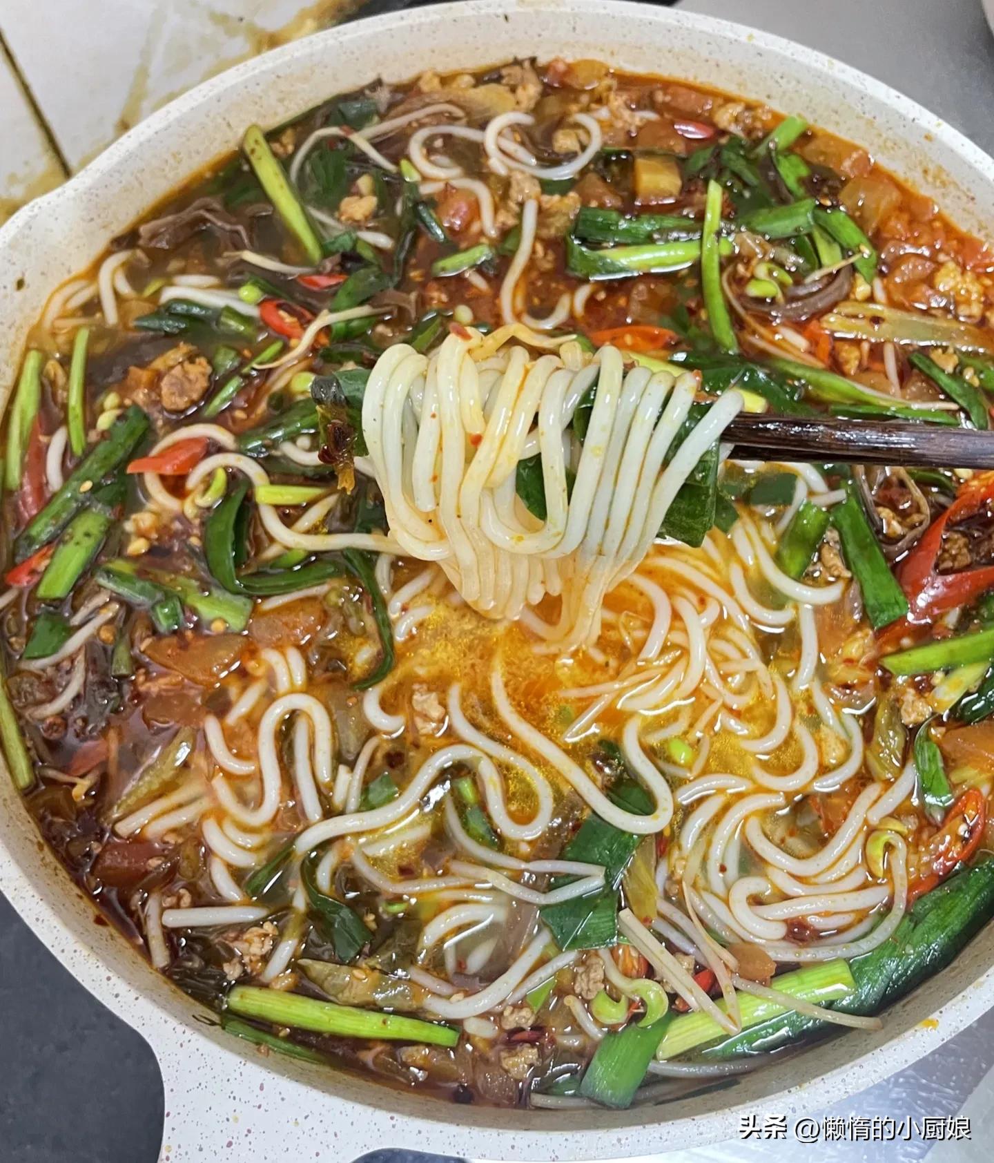 The small pot rice noodles that I have been longing for are finally ...