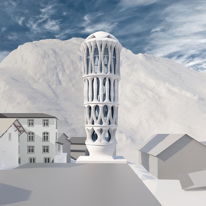 3D printed model of the White Tower to demonstrate architectural ...