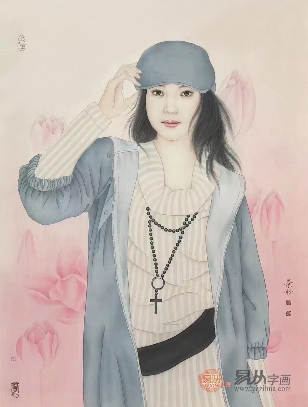 The latest works of famous Chinese painting master Cui Jingzhe convey a ...