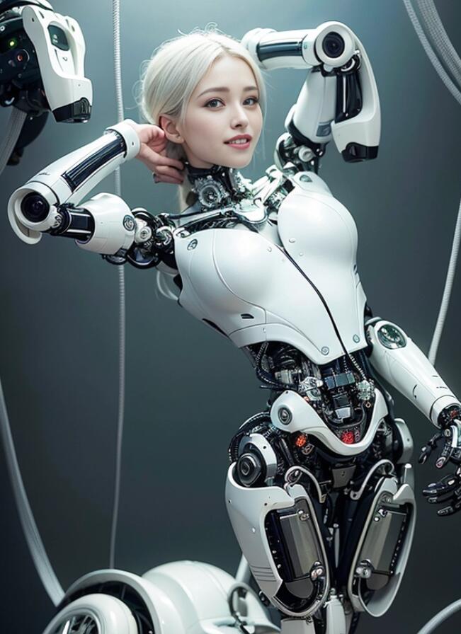 The most beautiful robot in China, the "sensitive" parts make your ...