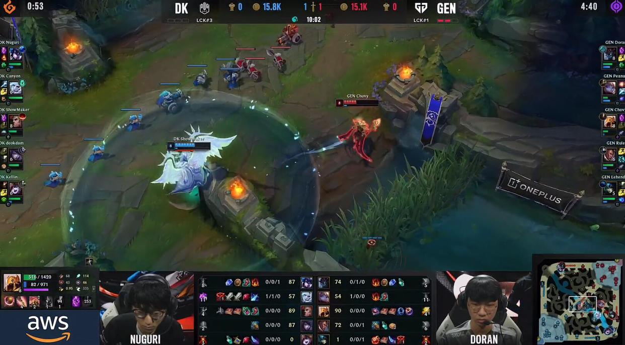 S12 quarterfinals: Xu Xiu crow eats Chovy alone!DK crushes GEN to regain a city - iNEWS