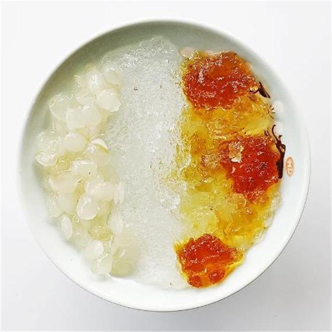 Xueyan peach gum saponin rice sweet soup, beauty and beauty, simple and ...