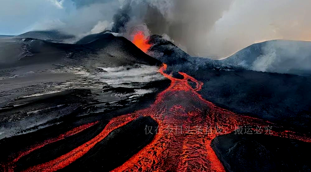 A super volcano is gradually waking up. Once it erupts completely, the ...